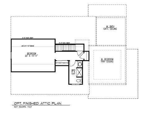 Opt Finished Attic Plan Premier Design Custom Homes
