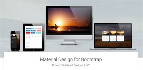 material design for bootstrap uplabs