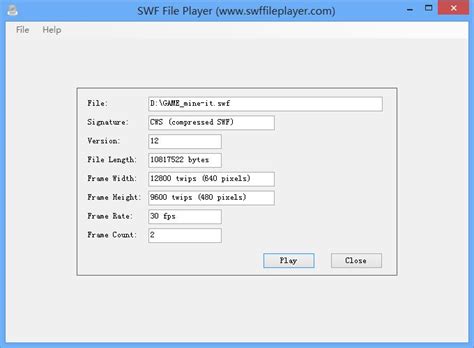 how to open swf files on windows 10 11 without adobe flash player