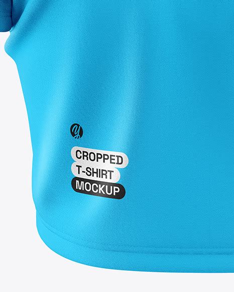 Womens Cropped T Shirt Mockup Back View Free Download Images High
