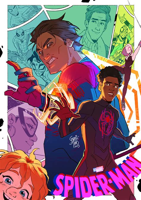 Spider Gwen Spider Man Miguel Ohara Spider Man Miles Morales And
