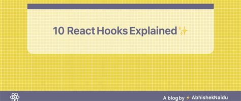 10 react hooks explained dev community 👩‍💻👨‍💻