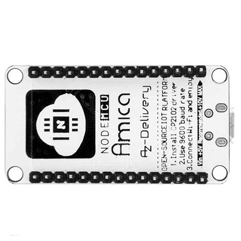 platinen and entwicklungskits azdelivery nodemcu lua amica v2 esp8266 esp
