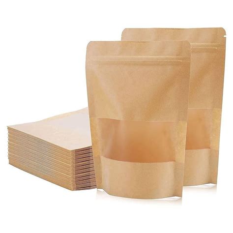 Brown Kraft Paper Pouch Disposable White Color In Faridabad