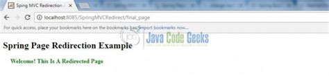 spring mvc redirect example examples java code geeks 2022