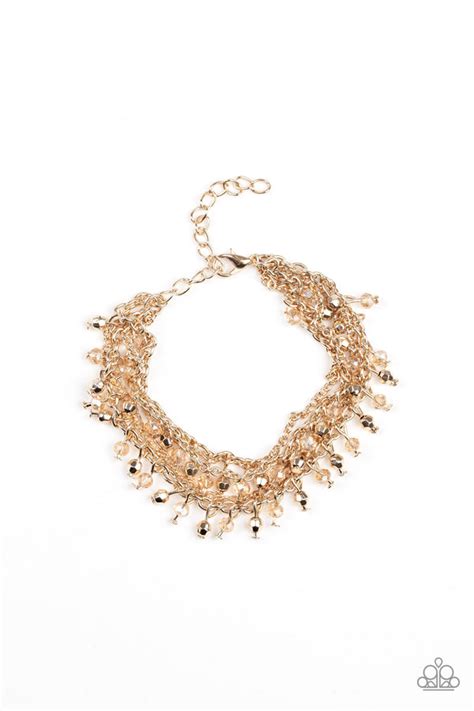 Cash Confidence Gold Paparazzi Bracelet Jewelryblingthing