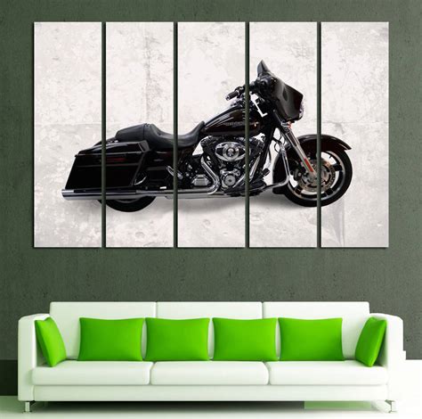 Harley Davidson Wall Art Harley Davidson Wall Decor Harley Etsy
