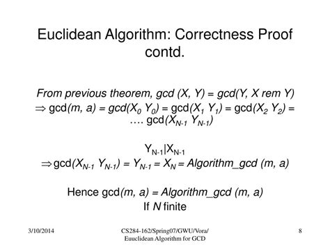 ppt euclidean algorithm for gcd powerpoint presentation free