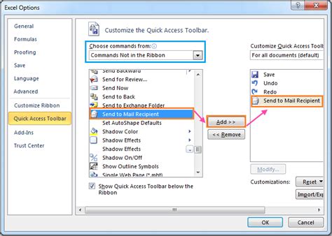 how to send worksheet only through outlook from excel