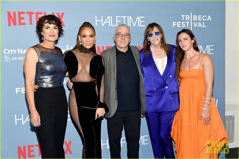 Jennifer Lopez Rocks Sheer Cutout Dress For Halftime Premiere At