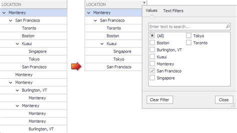 filtermode enumeration winforms controls devexpress help