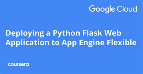 deploying a python flask web application to app engine flexible