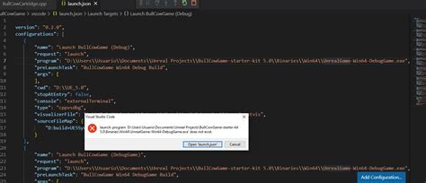 vscode cant debug and ue5 cant compile ask gamedev tv