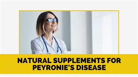 Natural Supplements For Peyronies Disease