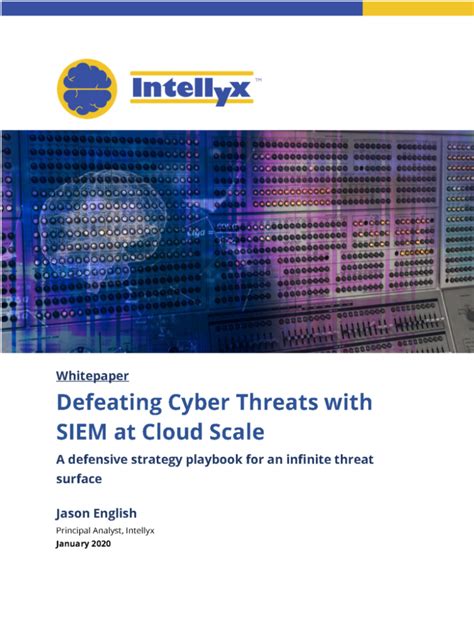 defeating cyber threats with siem at cloud scale intellyx the