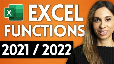 5 excel functions you need in 2021 and 2022