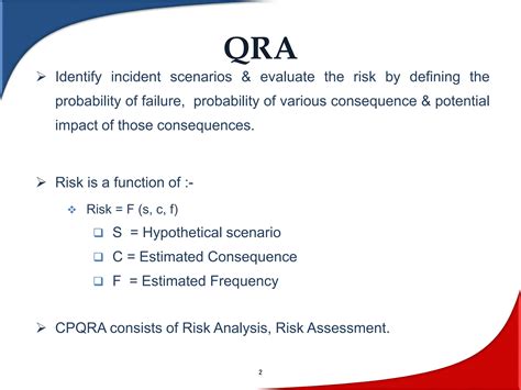 Quantitative Risk Assessment Qra Risk Assessment Gaurav Singh