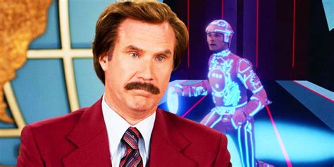 Anchormans Ron Burgundy Suits Up For Tron In Bizarre Crossover Art