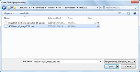 restoring arduino mega bootloader