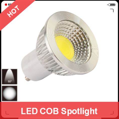 2016 Hot 100 240v Gu10 3w Led Cob Spotlight Warm Cool White High Ra 80