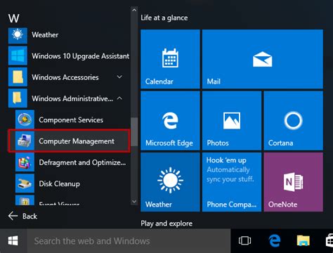 how many ways to open computer management in windows 10