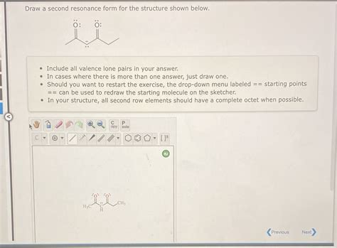 [solved] Draw A Second Resonance Form For The Structure Shown Below O