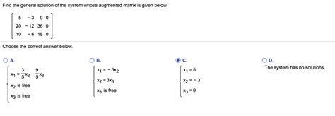 solved find the general solution of the system whose