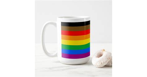 8 Striped Lgbt Pride Flag Coffee Mug Zazzle
