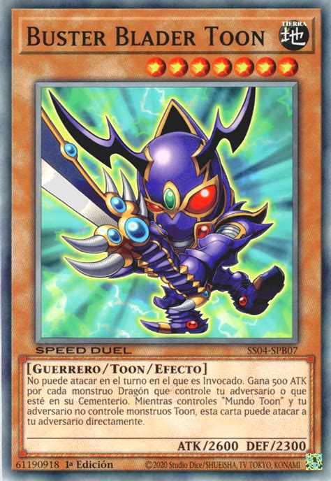 Buster Blader Toon Yu Gi Oh Wiki En Español Fandom Powered By Wikia
