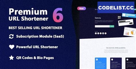 premium url shortener v6 8 2 link shortener bio pages and qr codes