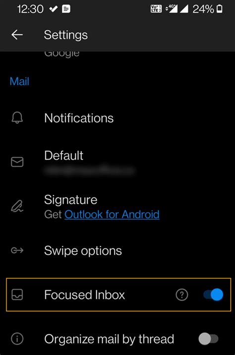how to use outlook focused vs other folder efficiency 365
