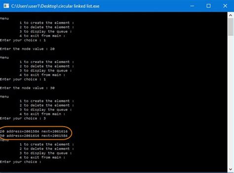 circular linked list in c the crazy programmer