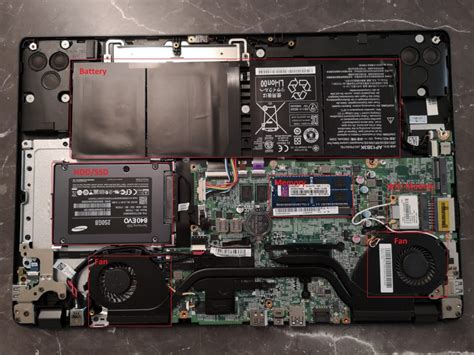 acer aspire v5 573g disassembly and hdd replacement