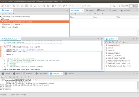 debugging the project tizen docs