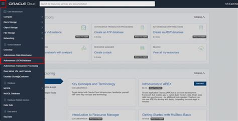 oracle autonomous json database ajd database tutorials