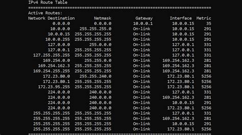 how to add a static tcp ip route to the windows routing table