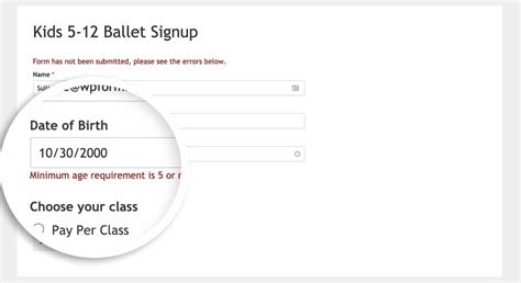 how to provide an age restriction on the datepicker form field