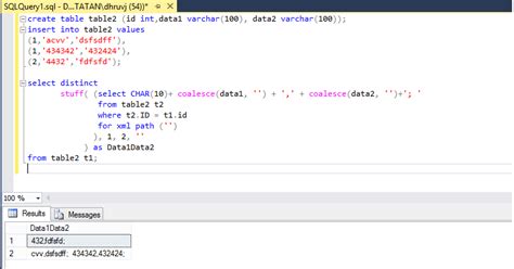 stuff in sql server for xml path quyasoft