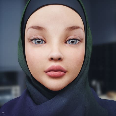 Artstation Al Hijab Ismail Marzouk 3d Girl Hijab Artist