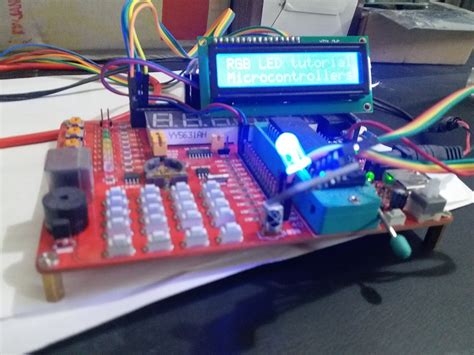 rgb led interfacing with pic microcontroller multi color led