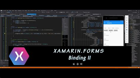 xamarin forms 10 binding ii youtube