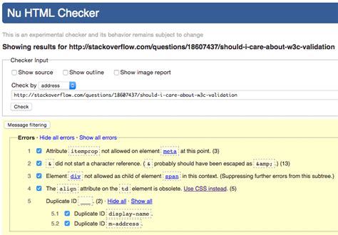 angularjs should i care about w3c validation stack overflow