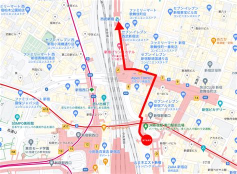 新宿駅から西武新宿駅への行き方は？地上から・地下通路から乗り換える2ルートを紹介 ｜ 東京一人旅男子
