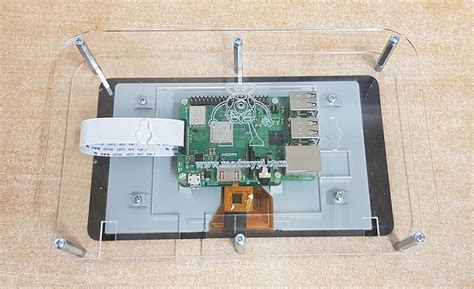 raspberry pi 7 touch sreen display case assembly instructions v2 the