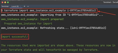 how to import existing resource using terraform import comand jhooq