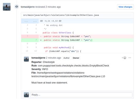 violation comments to github command line npm hot sex picture