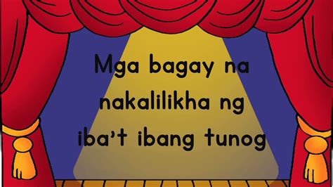 Ibat Ibang Tunog Mga Bagay Na Nakalilikha Ng Tunog Youtube