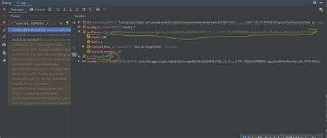 java android string value isn t visible in debugger stack overflow