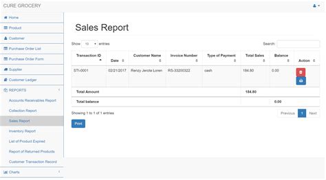 sales and inventory system for grocery store free source code and tutorials