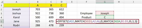 excel offset function how to use with static and dynamic ranges